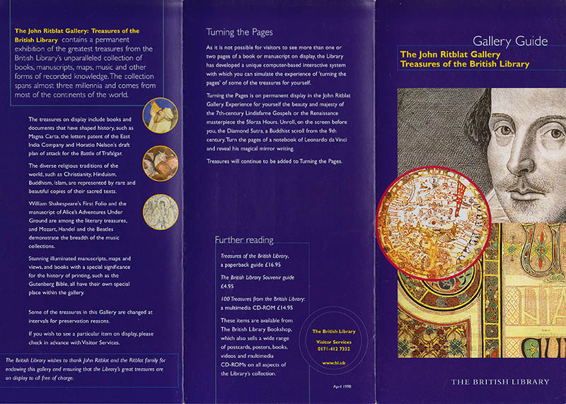 Advertising Booklet: Picture This: British Library Images Online