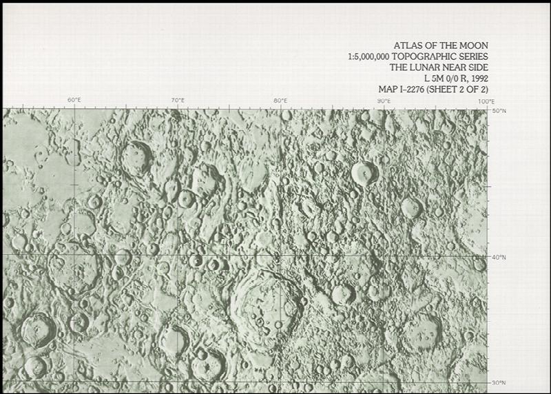 Near And Far Side Moon Map