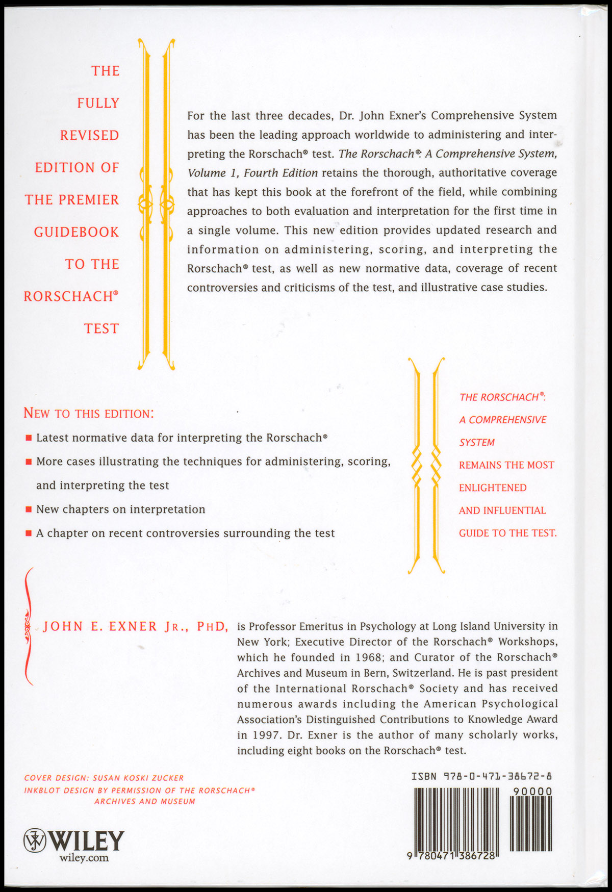 The Rorschach: A Comprehensive System (Vol 1: Basic Foundations and Principles of Interpretation ...